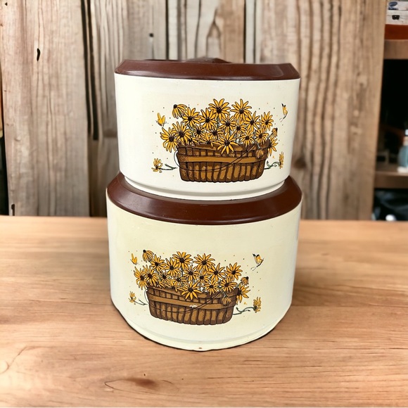 Vintage | Kitchen | Vintage 7s Floral Tupperware | Poshmark